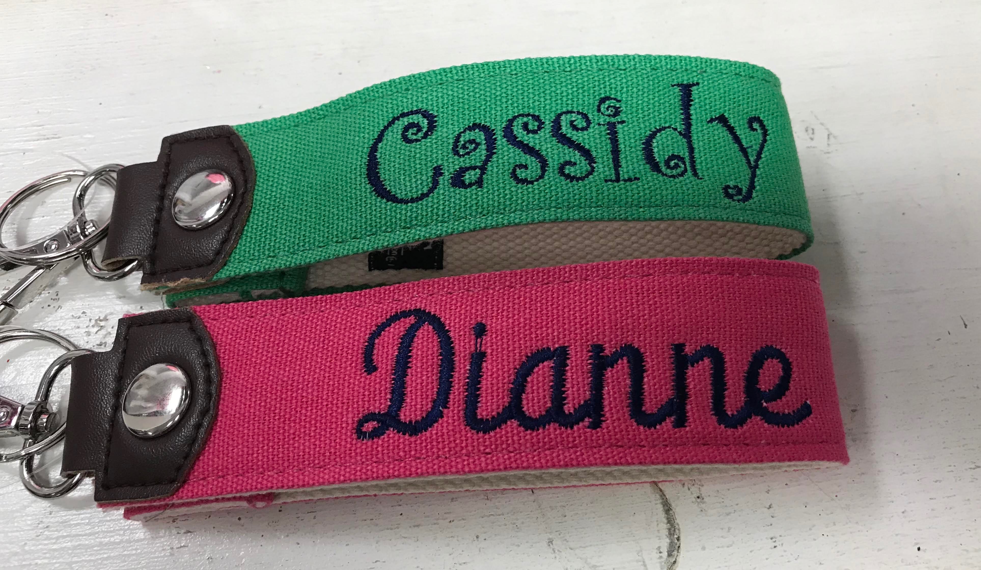 Canvas Key Fobs - Embroidery Heaven